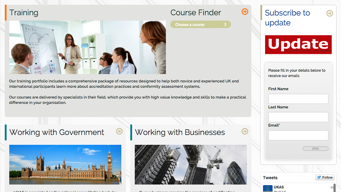 UKAS Web - Web Portal Solutions